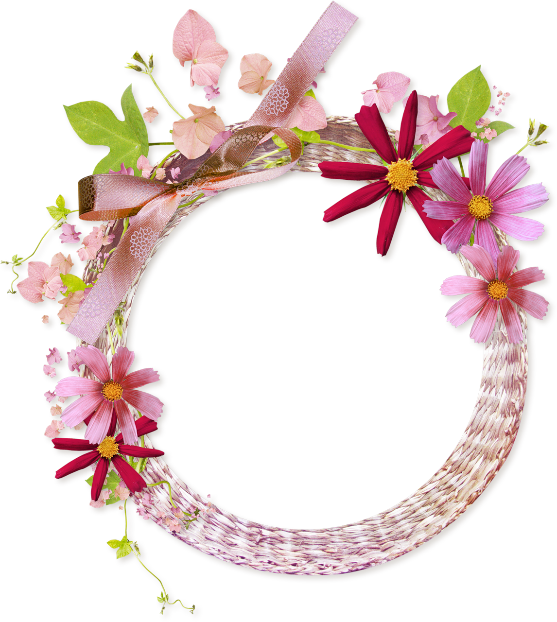 Pink Round Transparent Frame with Flowers | Gallery Yopriceville - High ... Pink Round Transparent Frame with Flowers | Gallery Yopriceville - High ...
