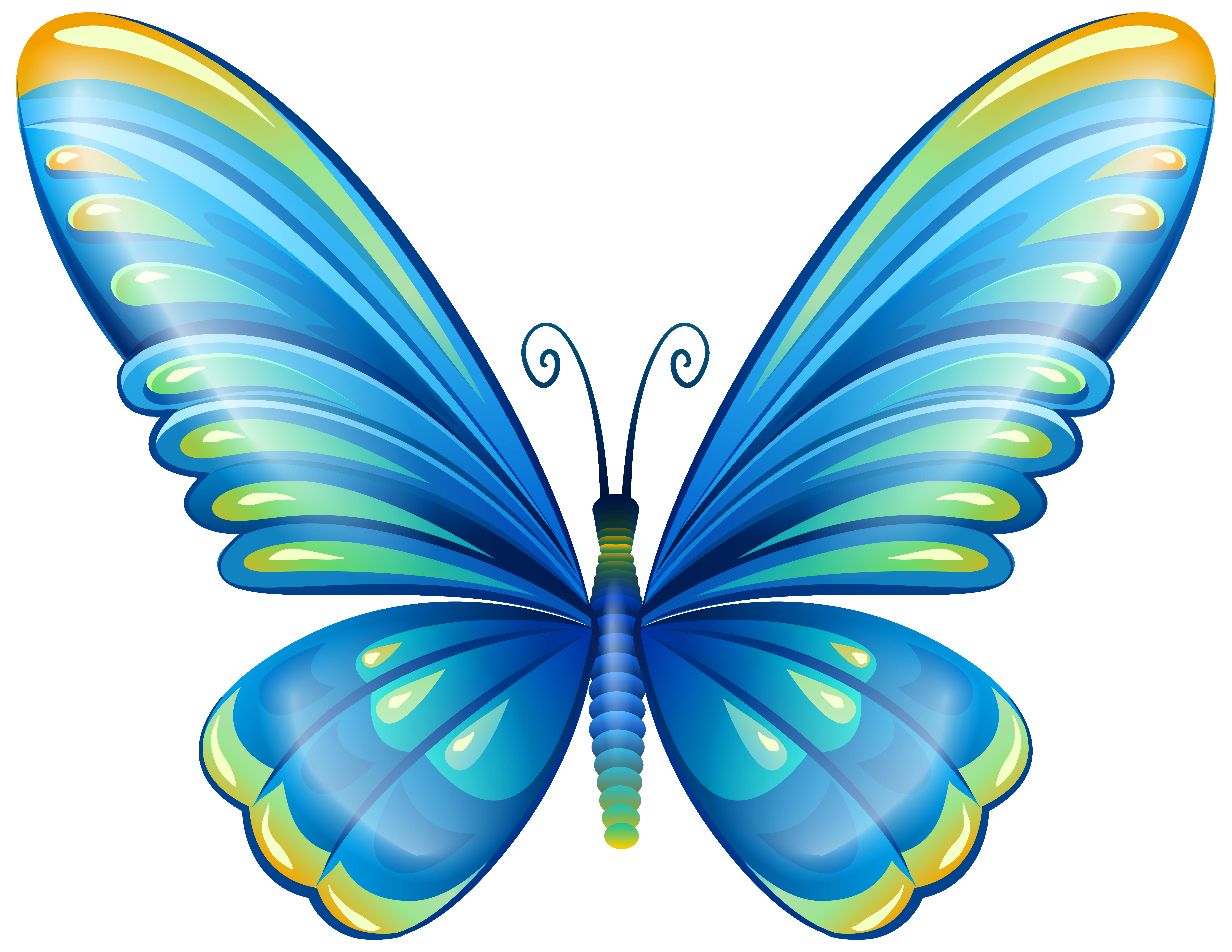Large Art Blue Butterfly Png Clip Art Image Gallery Yopriceville
