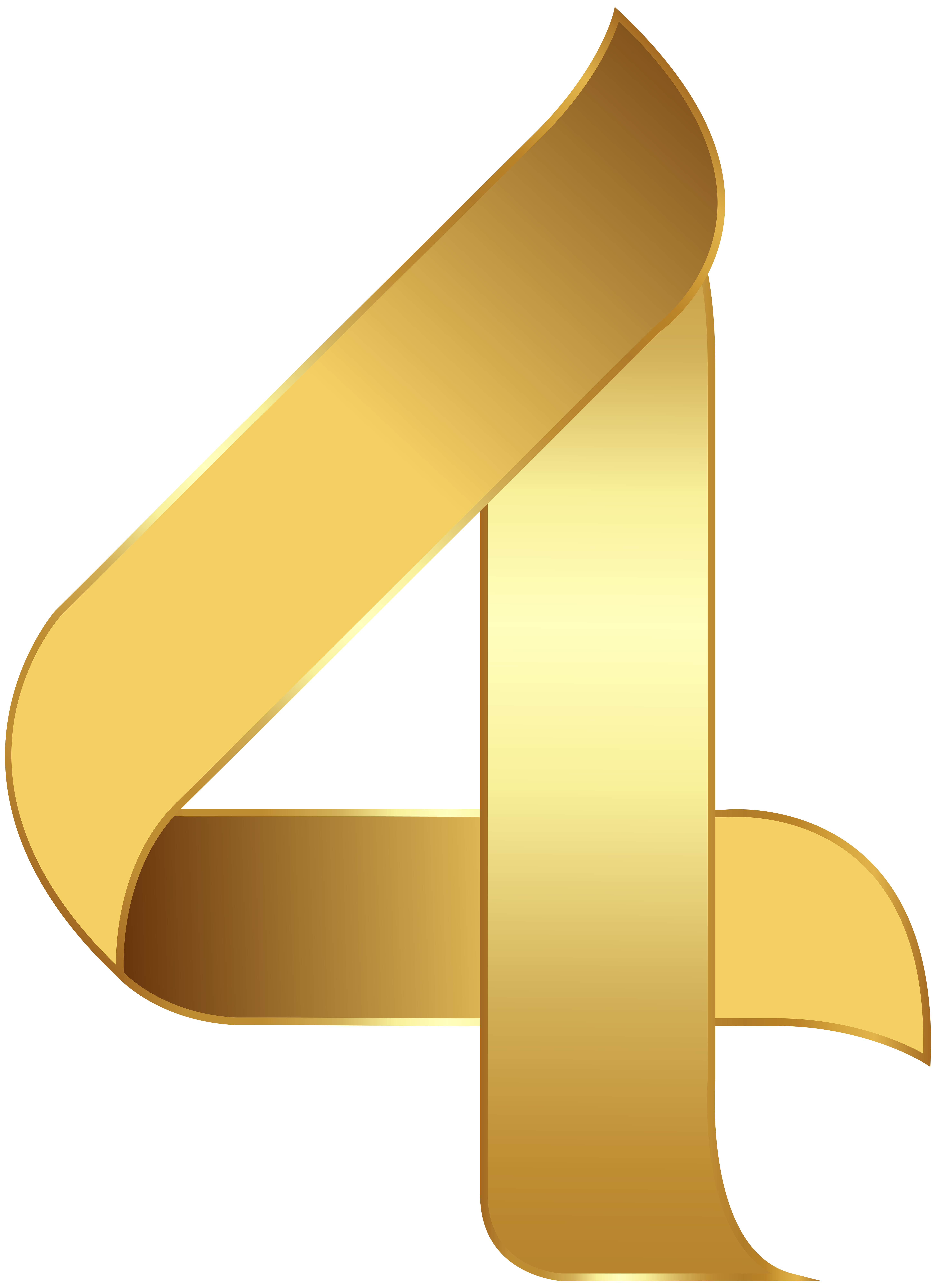 Golden Number Four Transparent PNG Clip Art Image | Gallery ... Golden Number Four Transparent PNG Clip Art Image | Gallery ...
