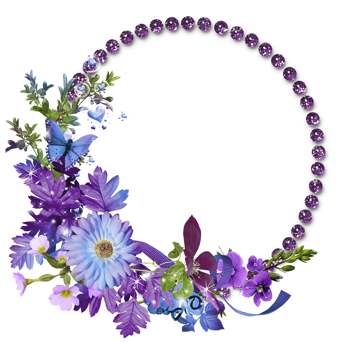 Beautiful Purple Round Flowers Transparent Frame | Gallery Yopriceville ... Beautiful Purple Round Flowers Transparent Frame | Gallery Yopriceville ...