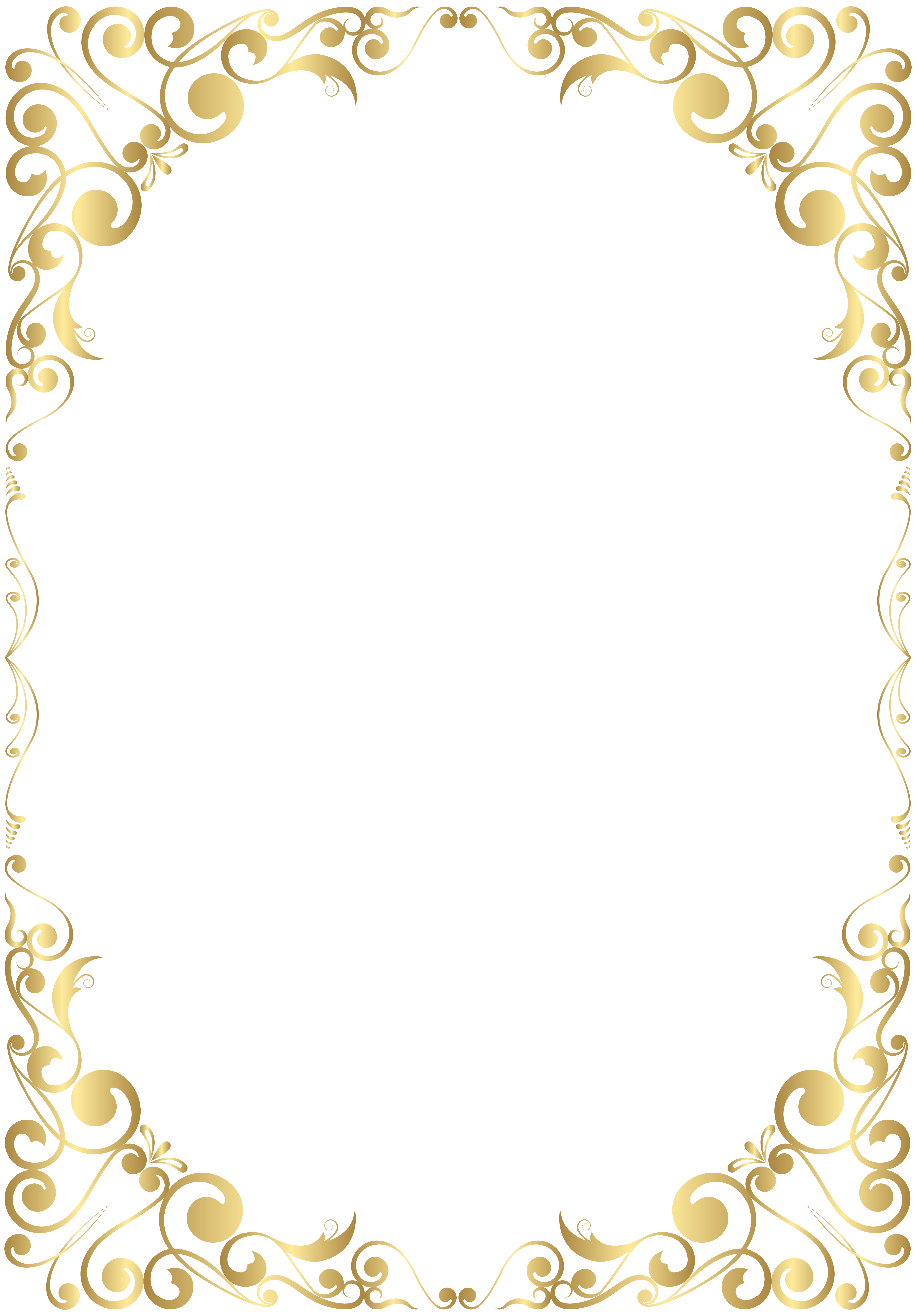 Border Frame Gold Clip Art Png Image Gallery Yopriceville High