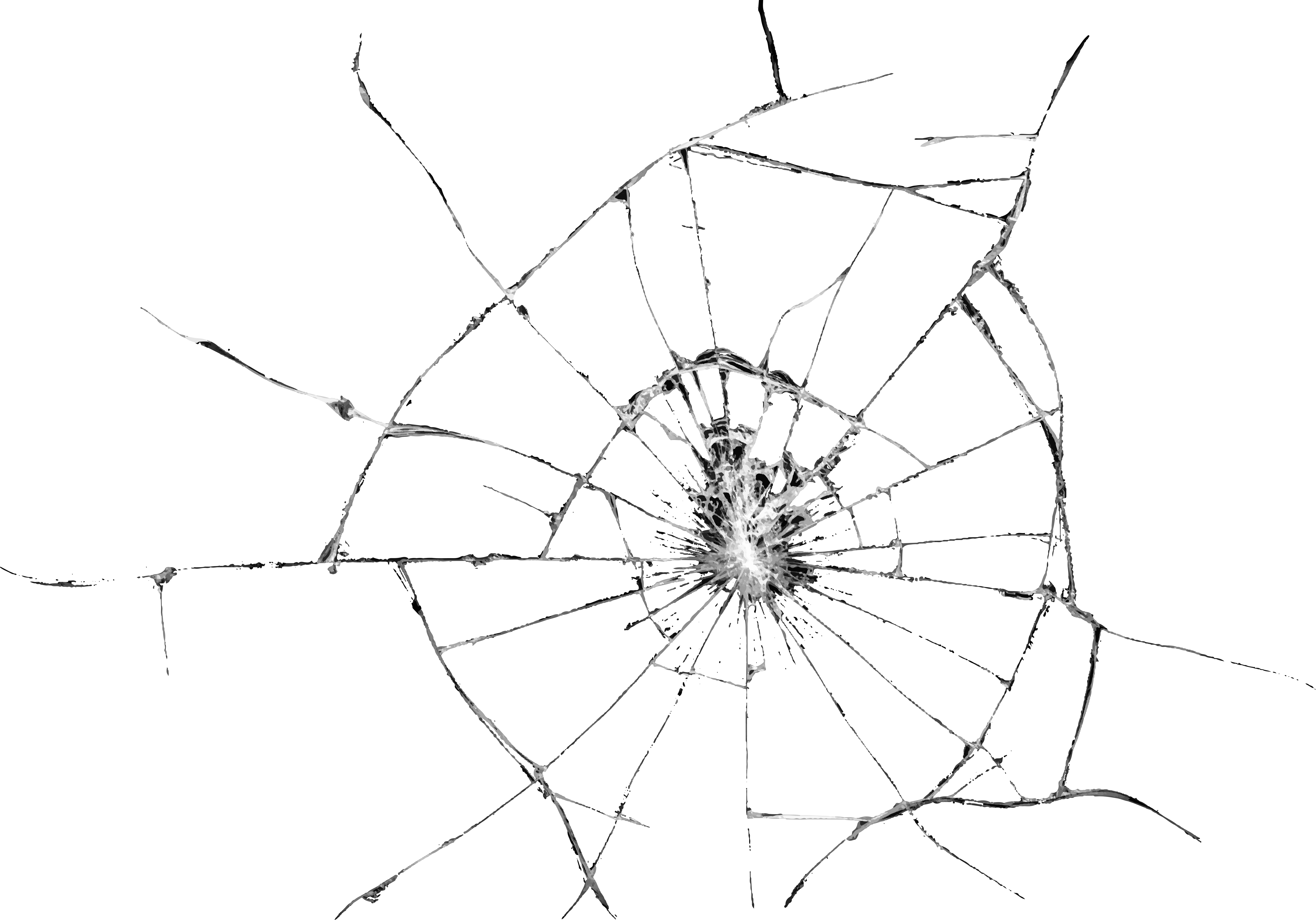 Cracked Glass Clip Art