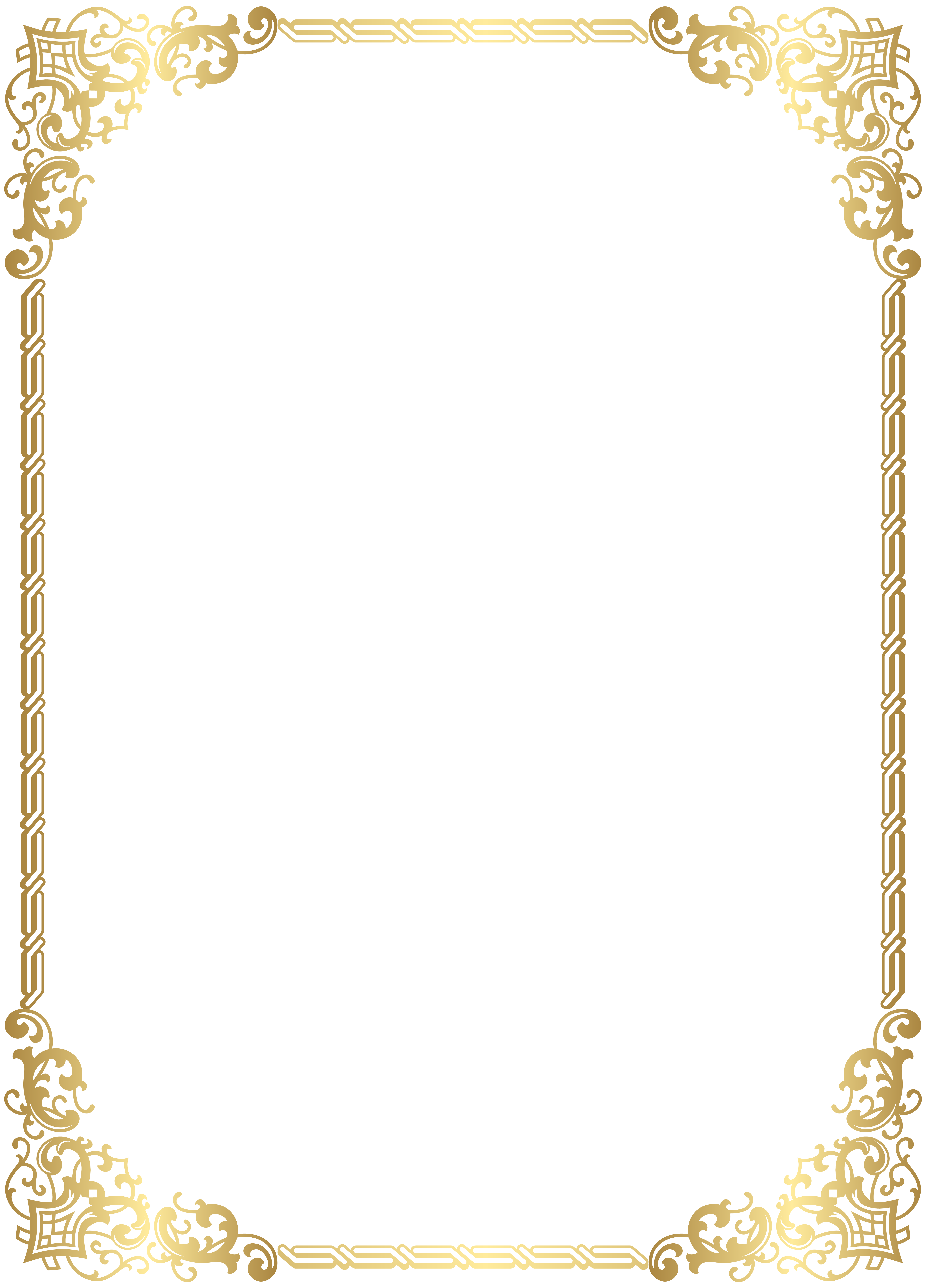 Gold Border Frame Transparent Clip Art Image | Gallery Yopriceville ... Gold Border Frame Transparent Clip Art Image | Gallery Yopriceville ...