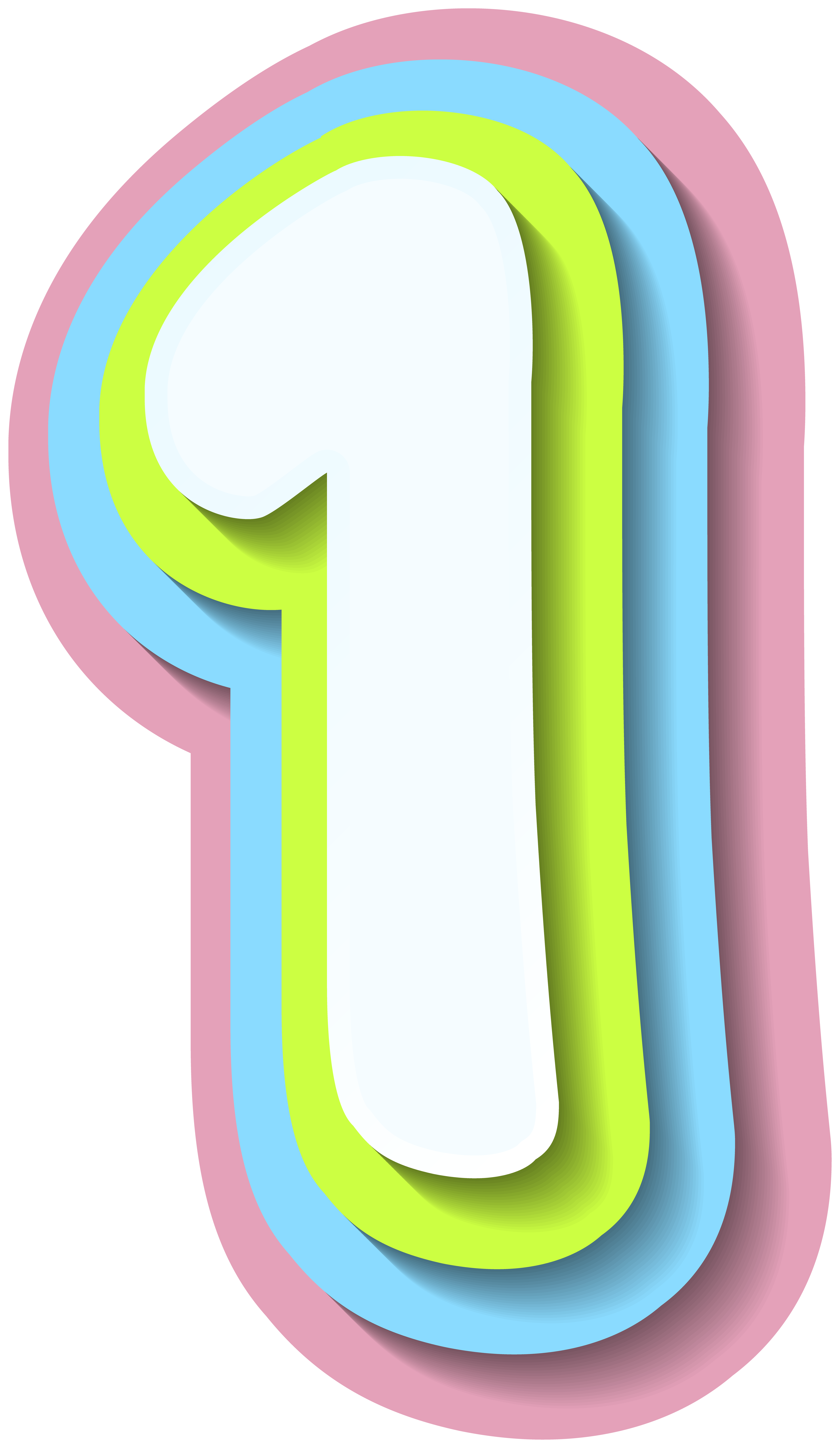 Bright Number One Png Clipart Gallery Yopriceville High Quality