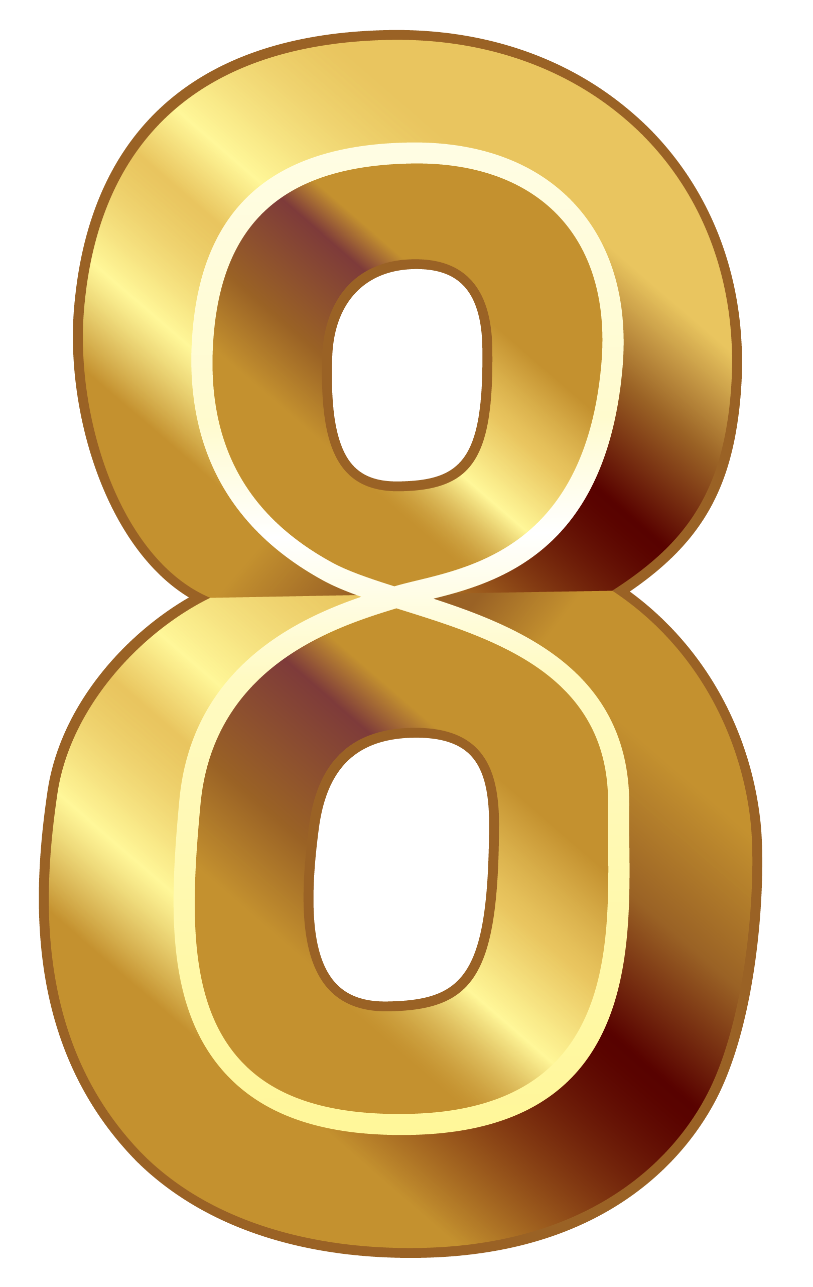 Gold Number 8 Gold Number 8