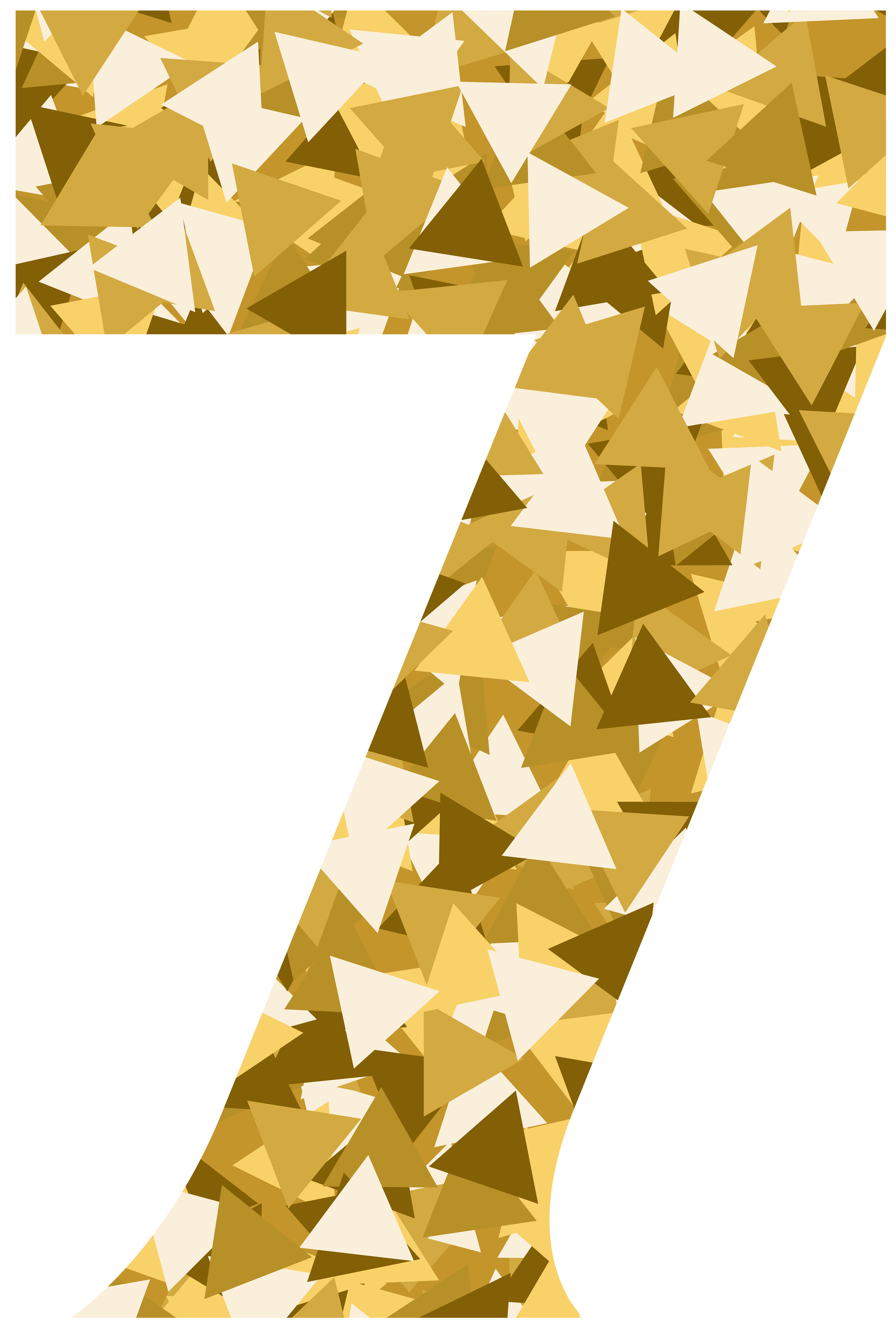 Gold Style Number Seven Png Clip Art Image Gallery Yopriceville