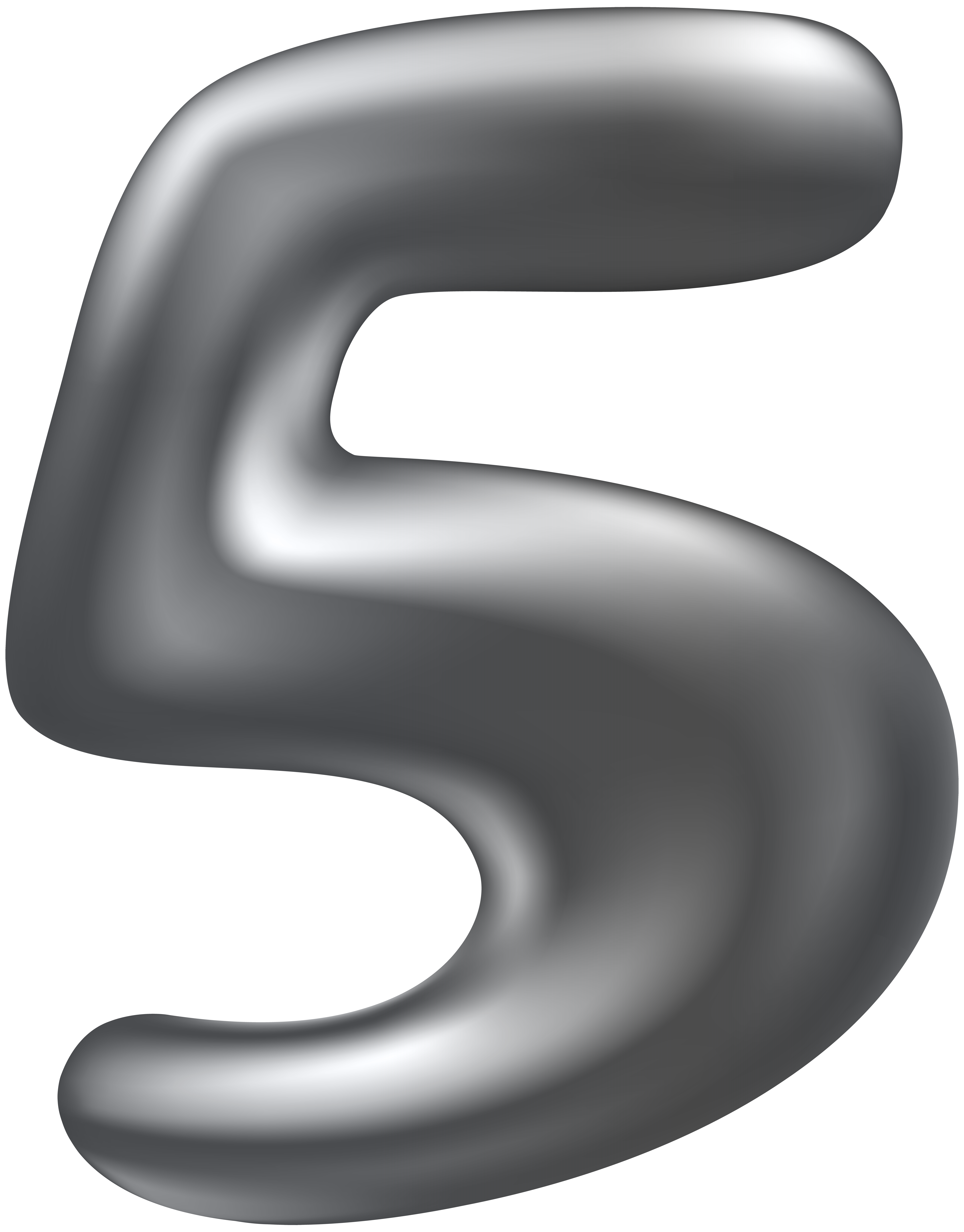 Number Five Silver Transparent PNG Clip Art | Gallery Yopriceville ...