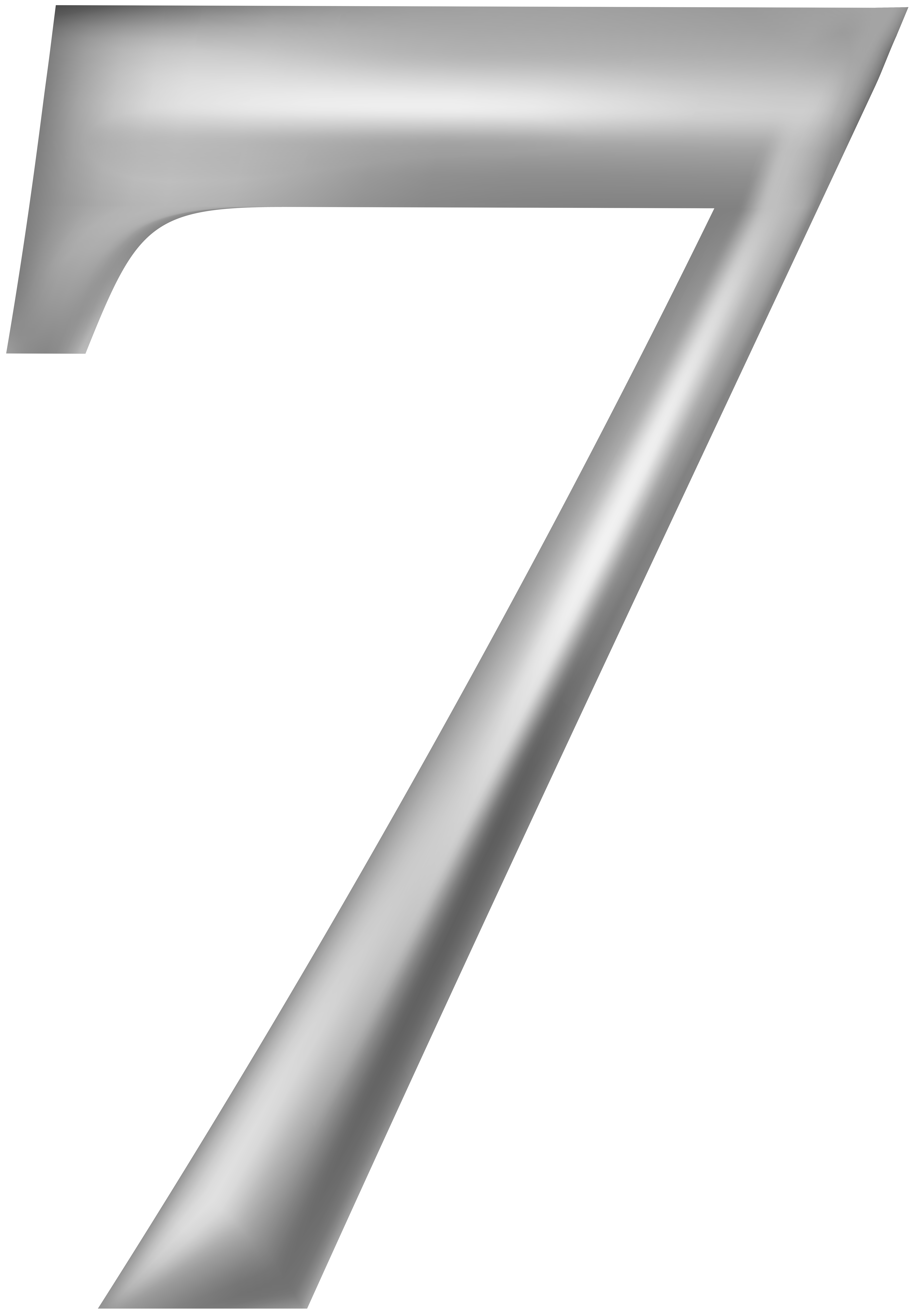 Number Seven Grey Png Clipart Image Gallery Yopriceville High