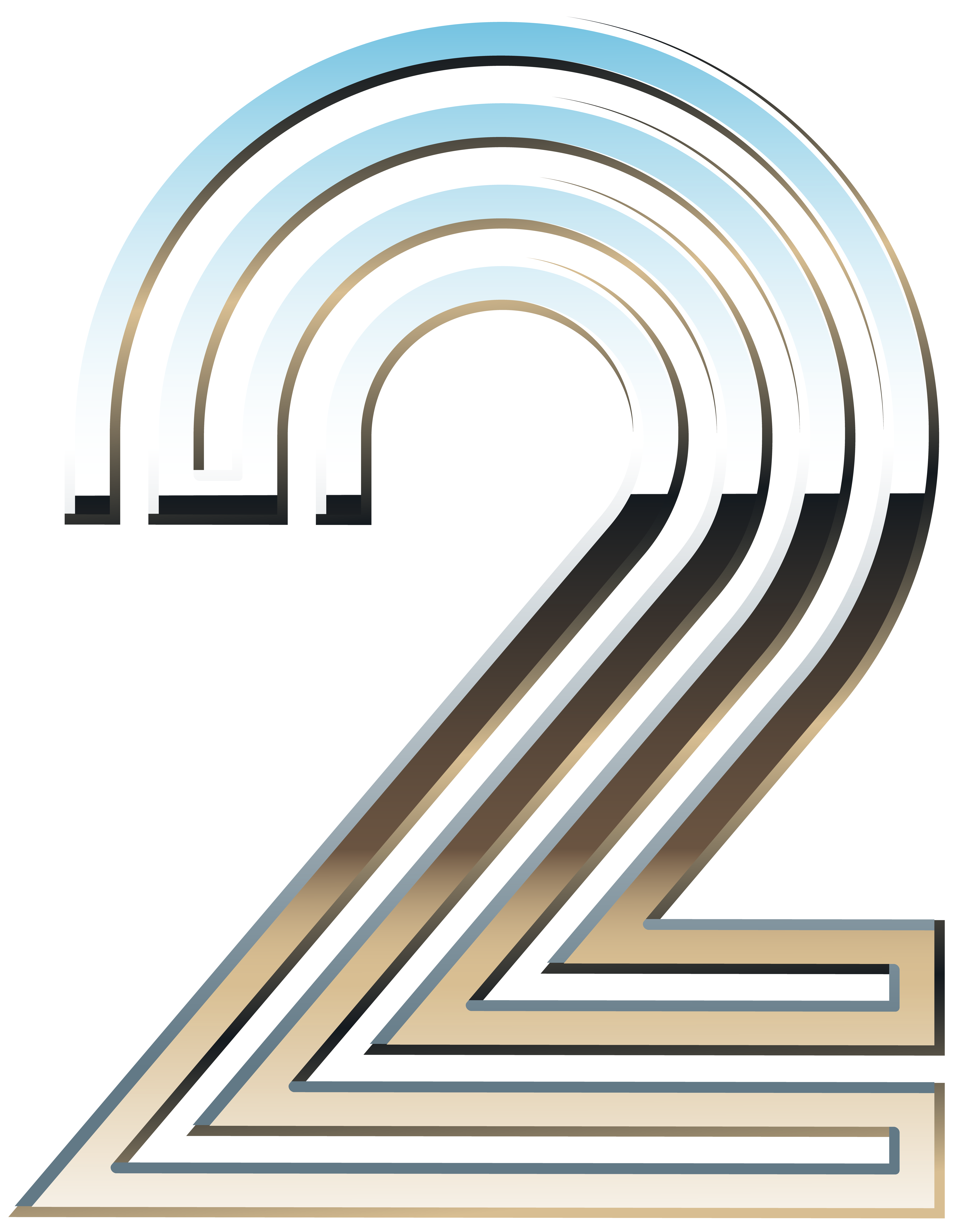 Number Two Transparent Clip Art Image | Gallery Yopriceville - High ...