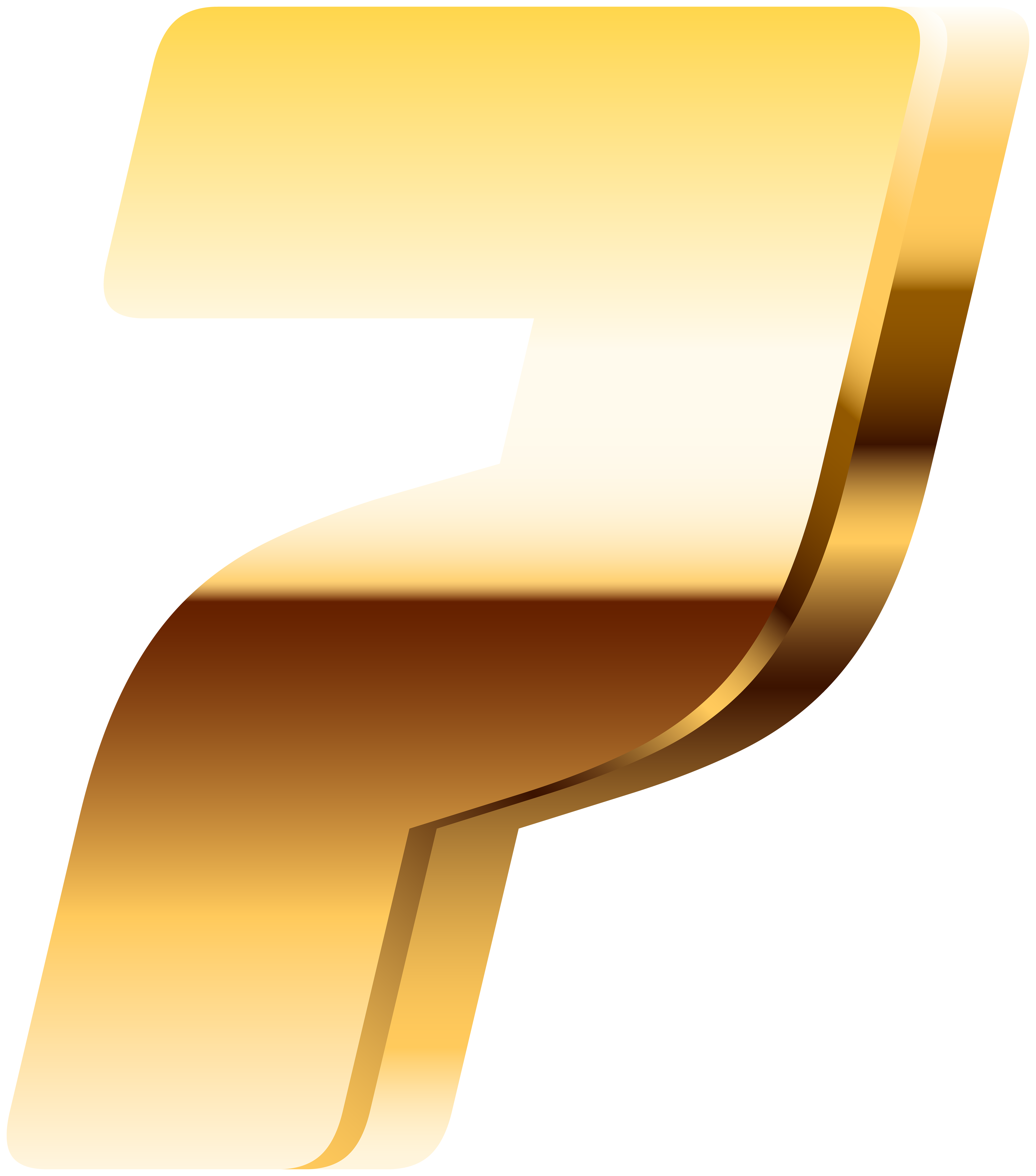 Seven Golden Number Png Clipart Gallery Yopriceville High Quality