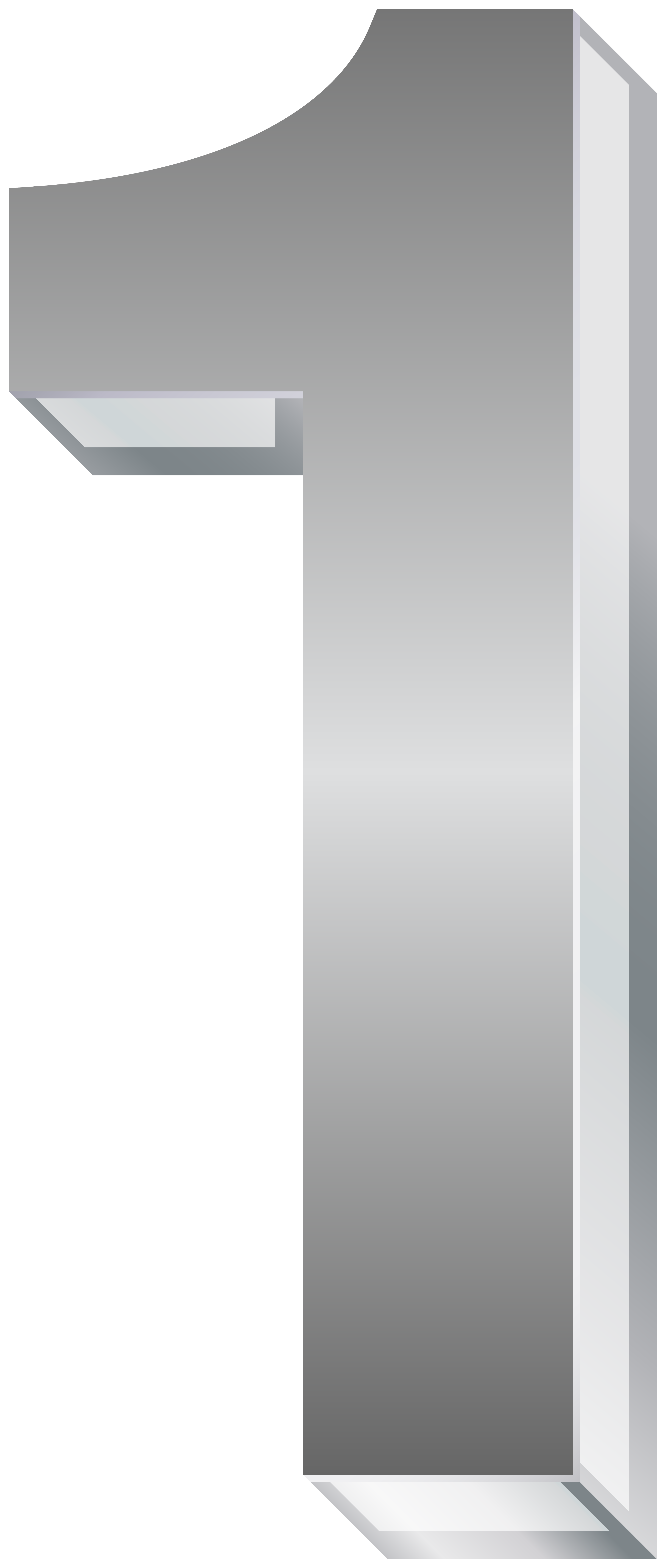 Silver One Number Character Png Clipart Gallery Yopriceville High