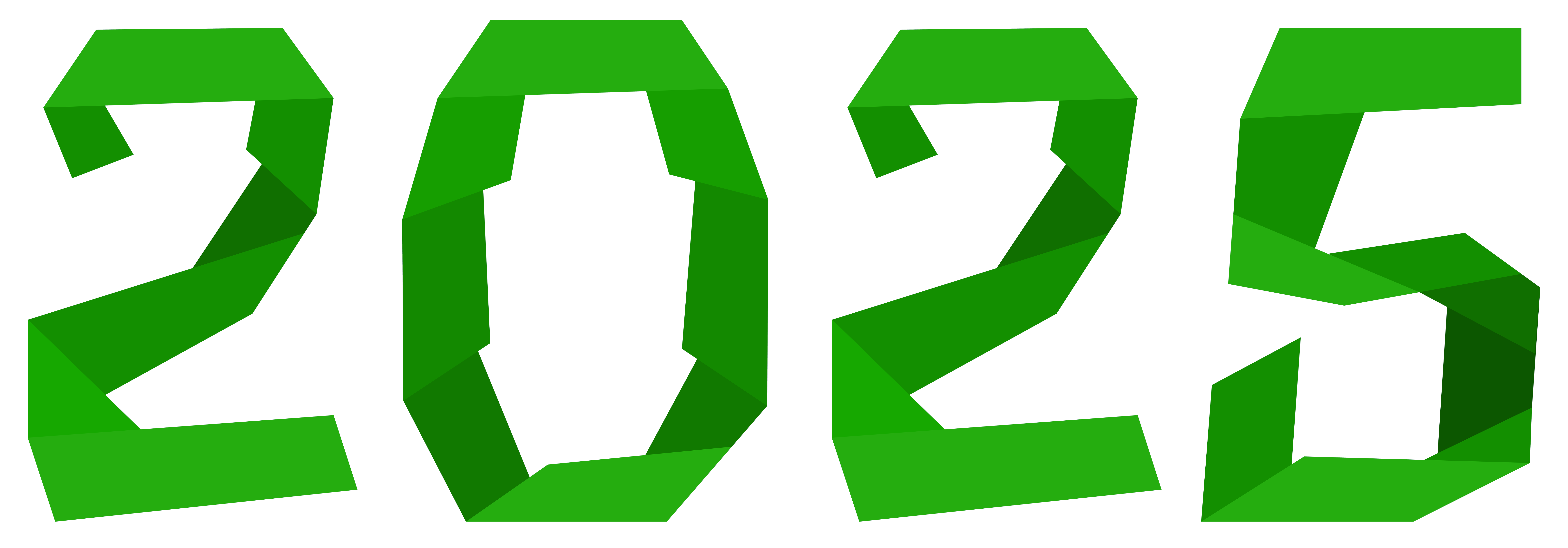 2025 Paper Style Green PNG Clipart | Gallery Yopriceville - High ...