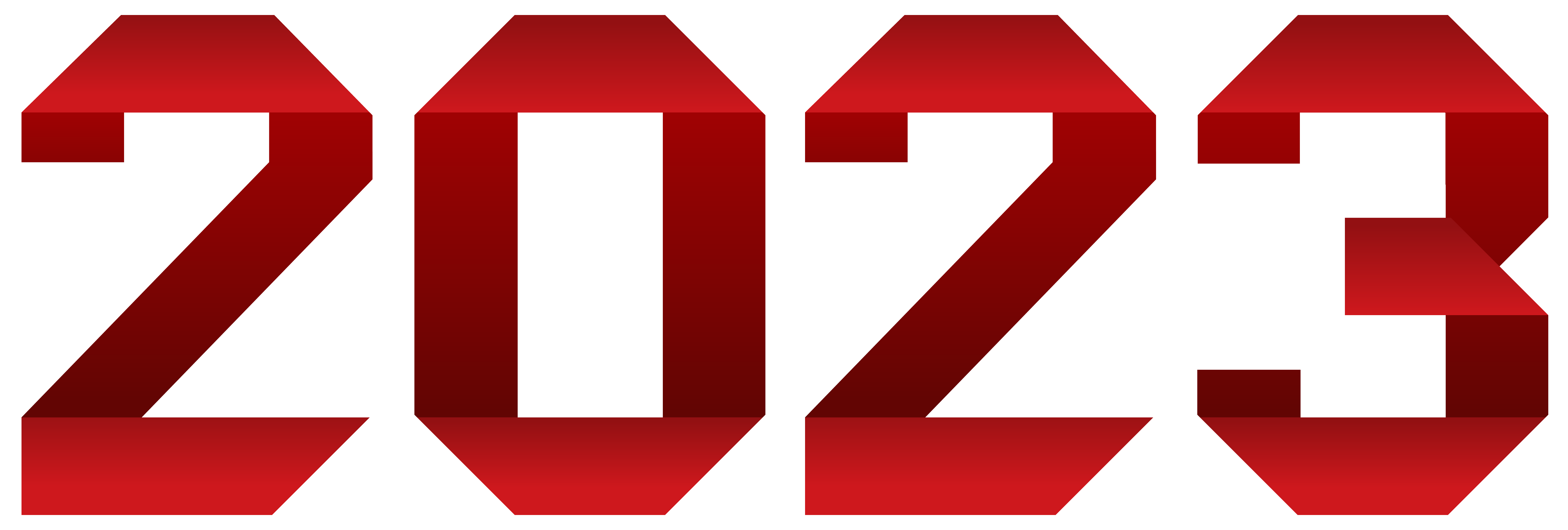 Red 2023 PNG Clip Art Image | Gallery Yopriceville - High-Quality Free ...