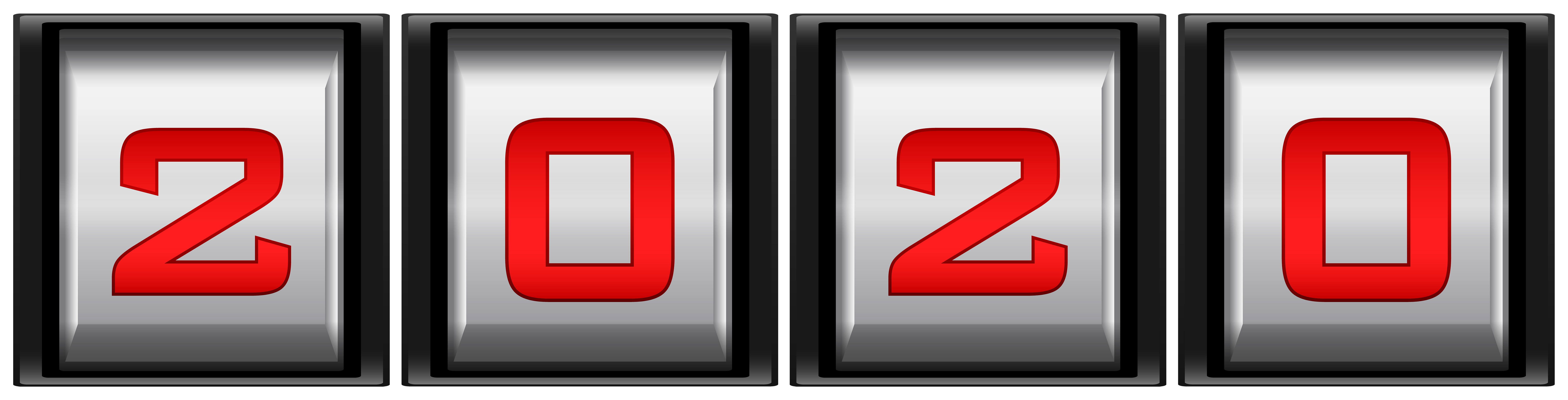 2020 Deco PNG Transparent Image | Gallery Yopriceville - High-Quality ...