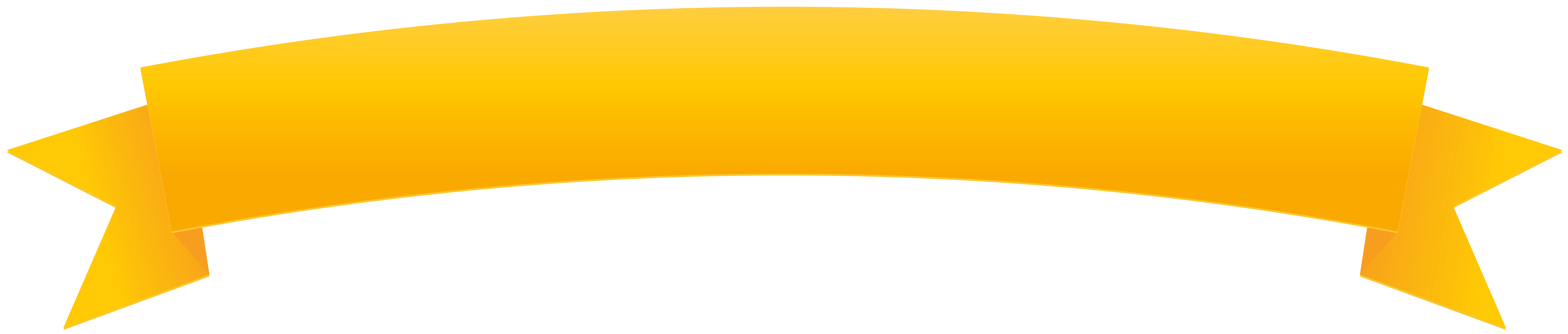 Orange Banner PNG Clip Art | Gallery Yopriceville - High-Quality Images ...