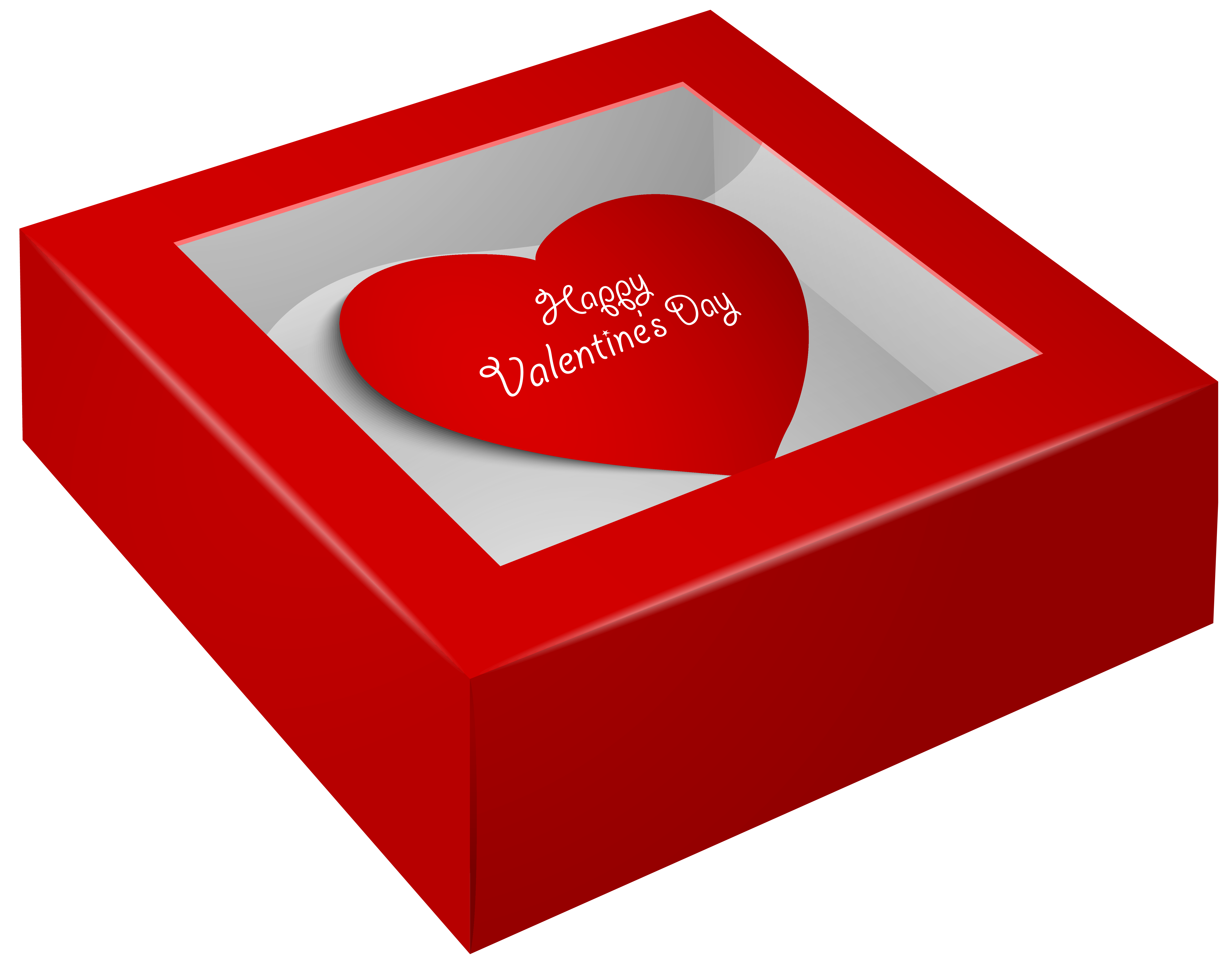 Happy Valentine's Day Box PNG Clip-Art Image | Gallery Yopriceville ...