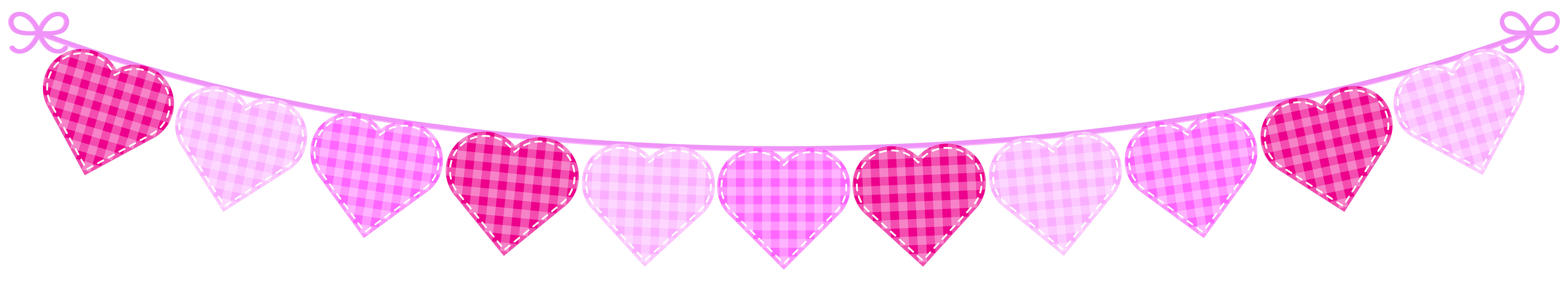 Heart Streamer Transparent Clip Art | Gallery Yopriceville - High ...