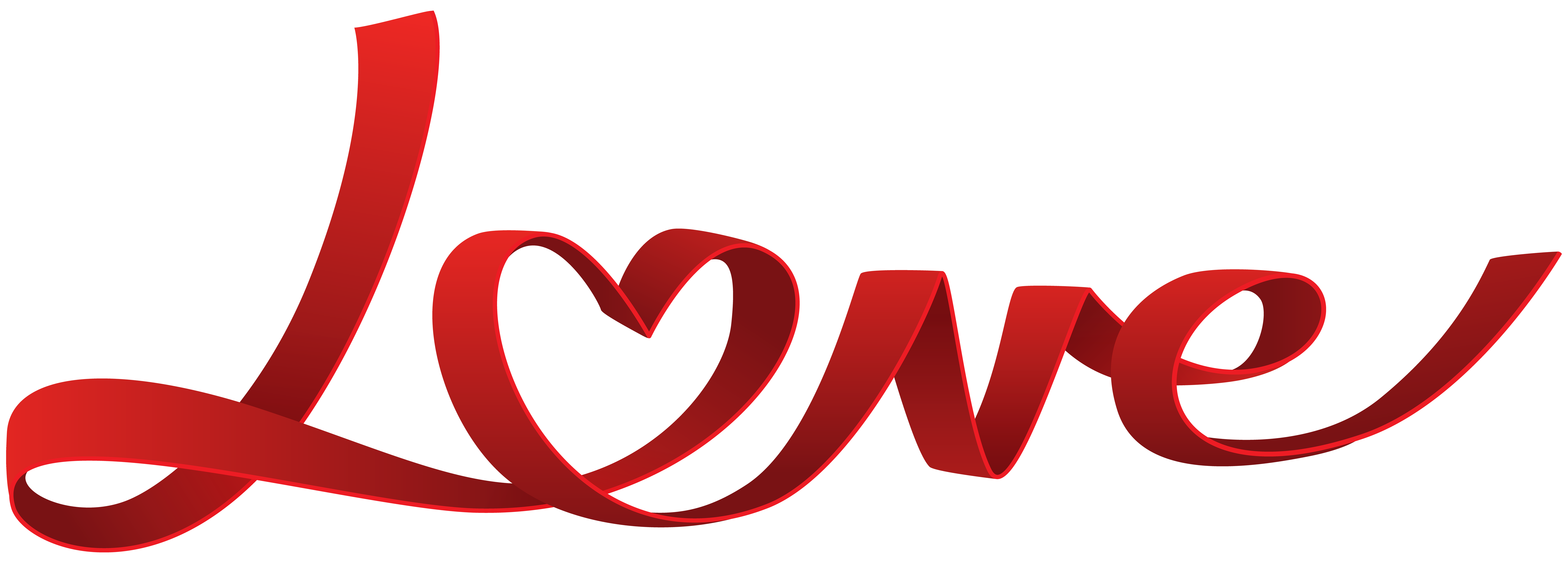 Love Decorative Text Red Transparent Image | Gallery Yopriceville ...