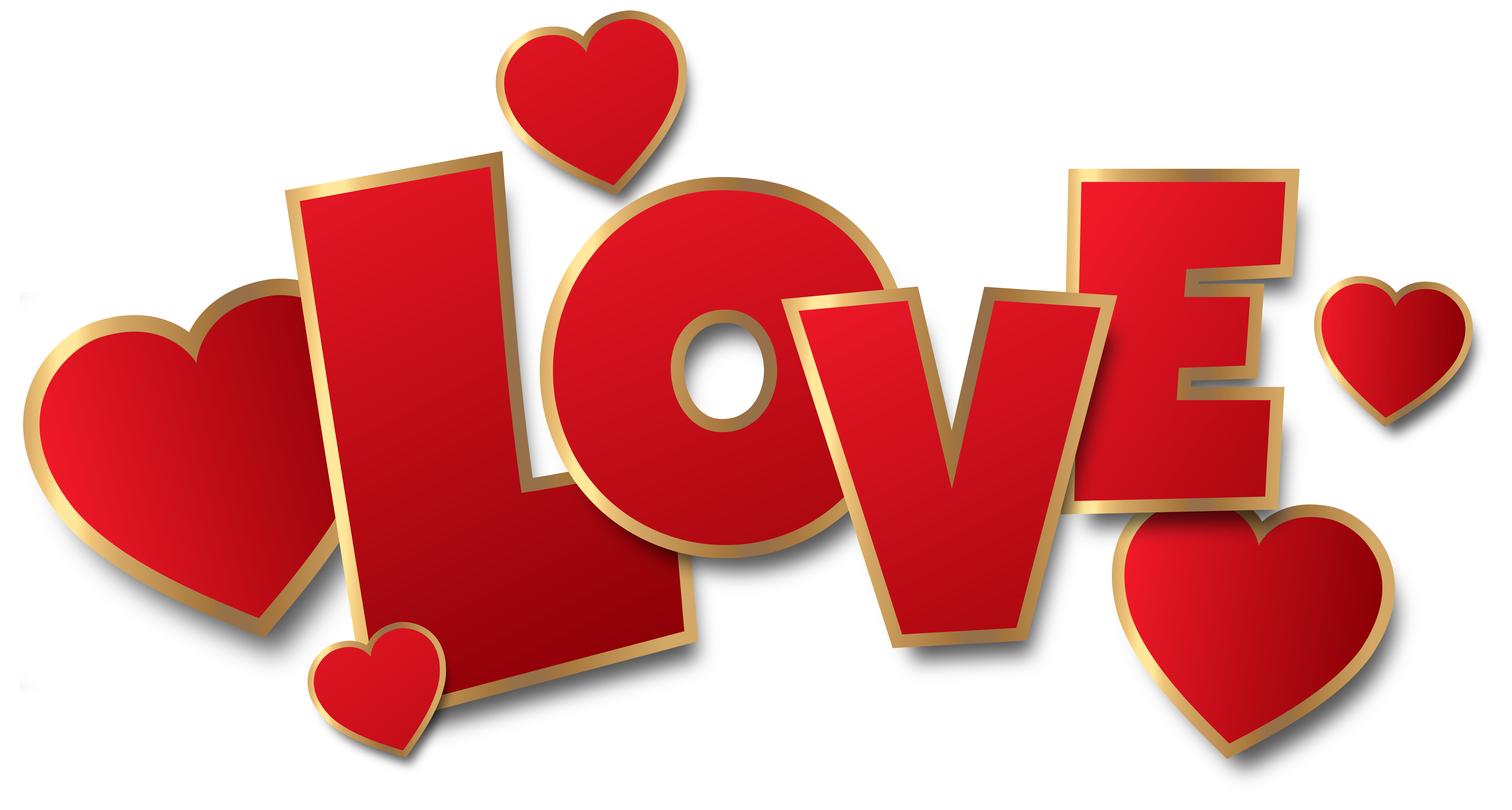 Red Love Transparent PNG Clip Art Image | Gallery Yopriceville - High ...