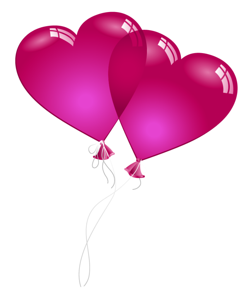 Valentine Balloons Clipart