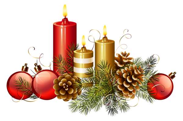Christmas Candles PNG Clipart Image | Gallery Yopriceville - High ...