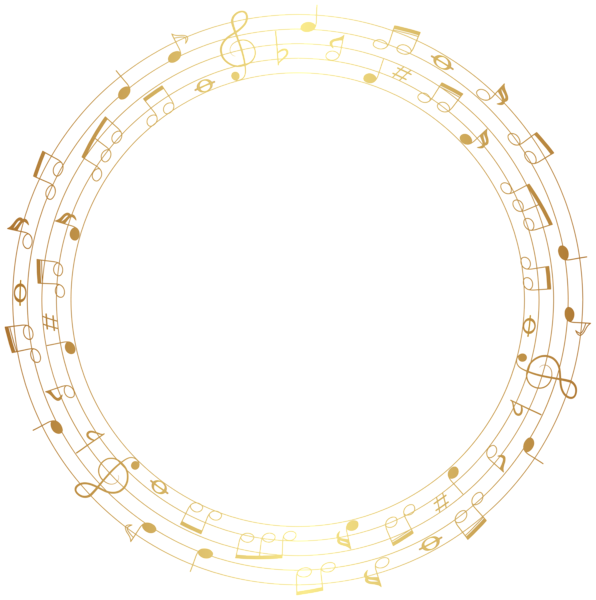 Musical Notes Border Frame Transparent Image | Gallery Yopriceville ...