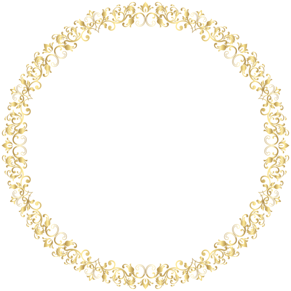 Round Border Frame Transparent PNG Clip Art | Gallery Yopriceville ...