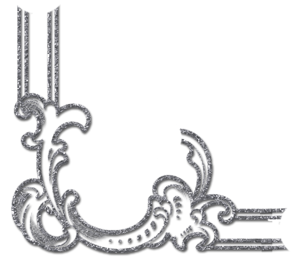 Silver Corner Border