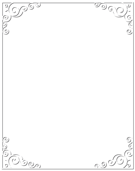 White Border Frame PNG Clip Art Image | Gallery Yopriceville - High ...