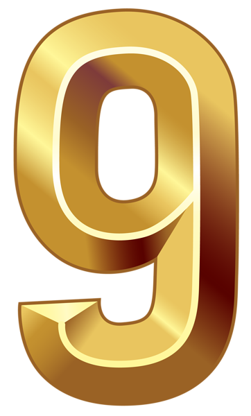 Gold Number Nine PNG Clipart Image | Gallery Yopriceville - High ... Gold Number Nine PNG Clipart Image | Gallery Yopriceville - High ...