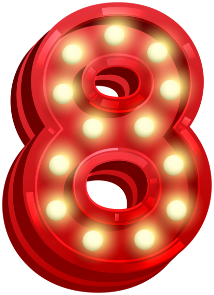 Number Eight Glowing PNG Clip Art Image | Gallery Yopriceville - High ... Number Eight Glowing PNG Clip Art Image | Gallery Yopriceville - High ...