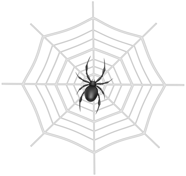 Halloween Spider and Web PNG Clipart | Gallery Yopriceville - High ...