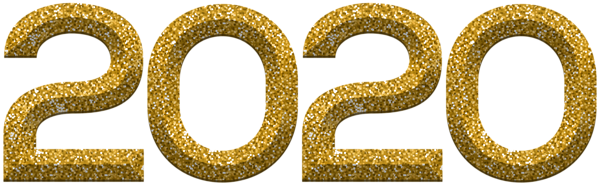 2020 Gold Transparent PNG Clipart | Gallery Yopriceville - High-Quality ...