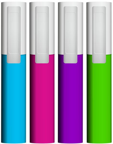 Colorful Markers PNG Clip Art Image | Gallery Yopriceville - High ...