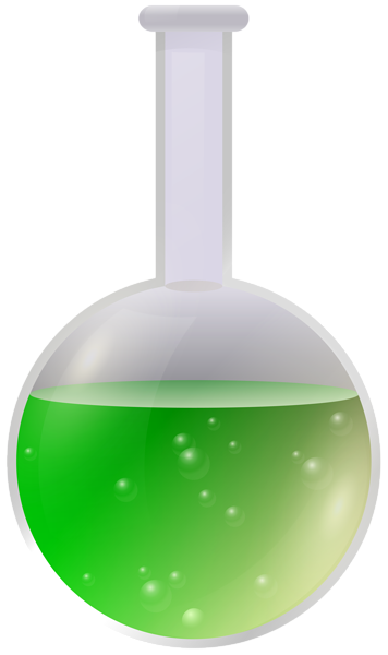 Green Laboratory Flask PNG Clipart | Gallery Yopriceville - High ...