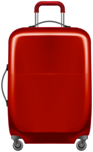 Trolley Bag Red PNG Clipart | Gallery Yopriceville - High-Quality Free ...