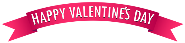 Happy Valentine's Day Banner PNG Image | Gallery Yopriceville - High ...