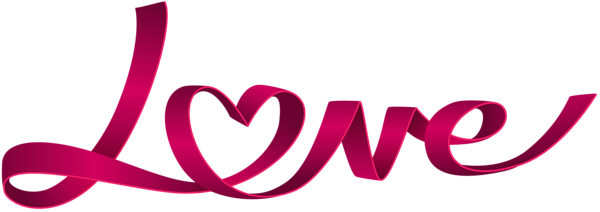 Love Decorative Text Transparent Image | Gallery Yopriceville - High ...