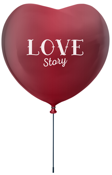 Love Story Heart Balloon PNG Clip Art Image | Gallery Yopriceville ...
