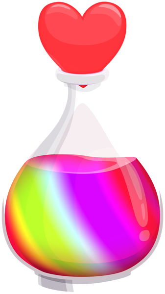 Rainbow Love Potion PNG Clipart | Gallery Yopriceville - High-Quality ...