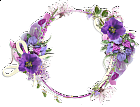 Purple Flower Round Frame | Gallery Yopriceville - High-Quality Free ...