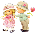 Cute Little Girl and Little Boy Clipart | Gallery Yopriceville - High ...