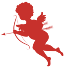 Red Cupid Silhouettes PNG Picture | Gallery Yopriceville - High-Quality ...